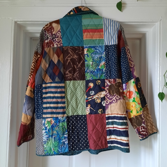 Hand Crafted | Jackets & Coats | Handmade Quilted Silk Jacket | Poshmark